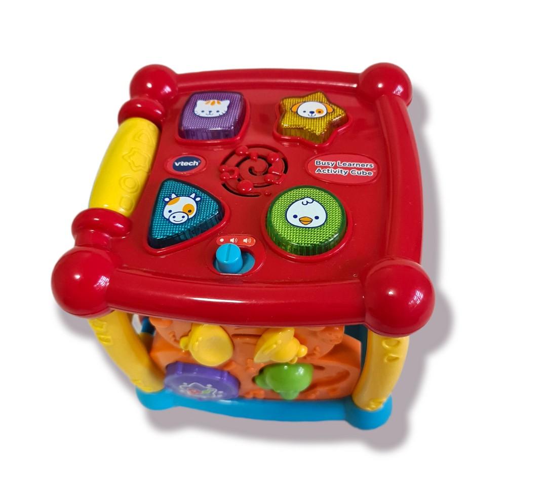 VTech Busy Learners Activity Cube, Babies & Kids, Infant Playtime on ...