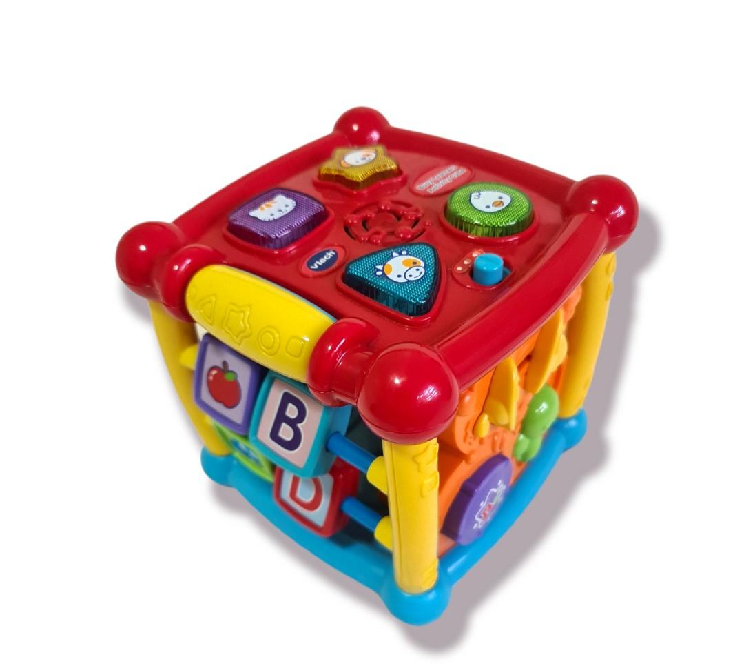 VTech Busy Learners Activity Cube, Babies & Kids, Infant Playtime on ...