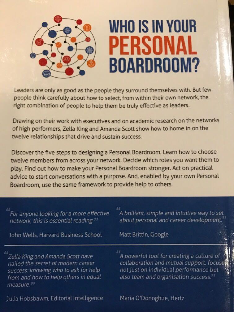Who is in your Personal Boardroom?, Hobbies & Toys, Books & Magazines ...