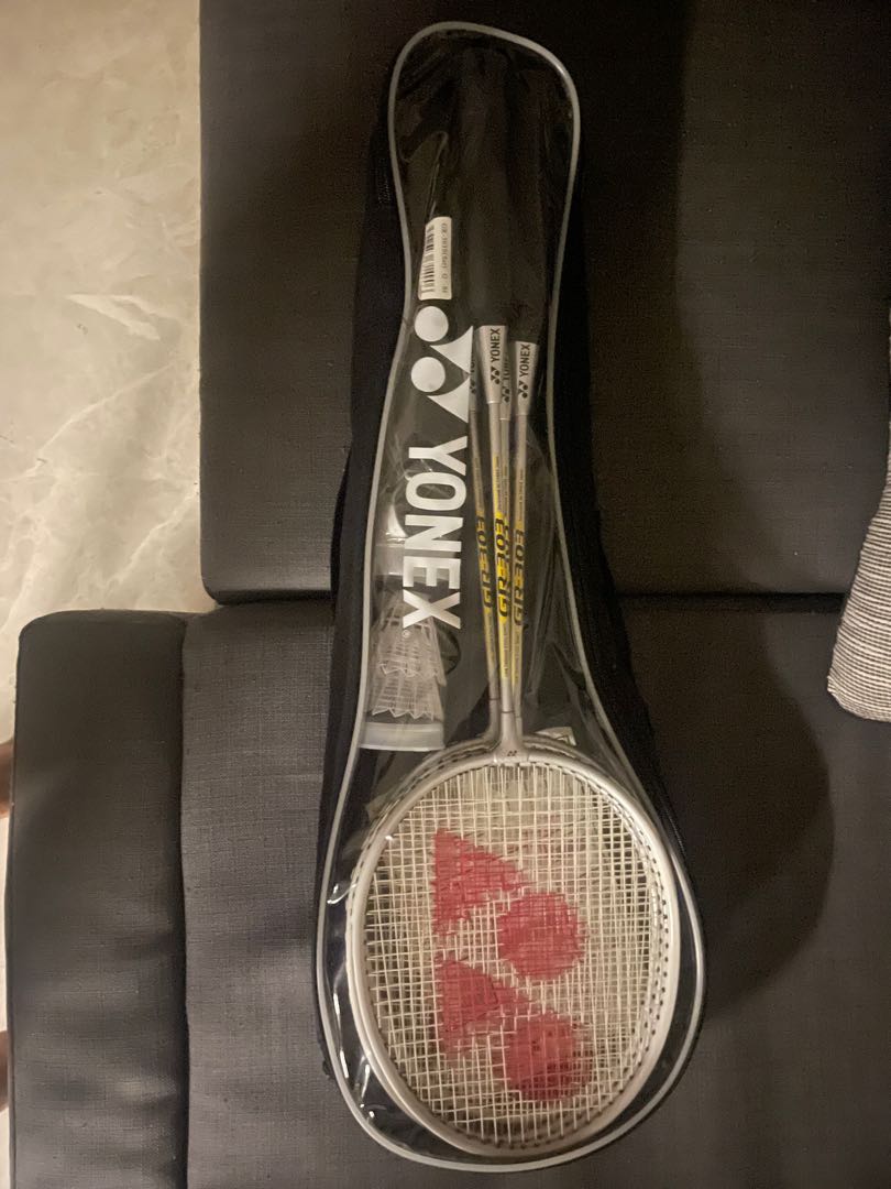 Yonex GR 303 4 player badminton set, Sports Equipment, Sports & Games ...