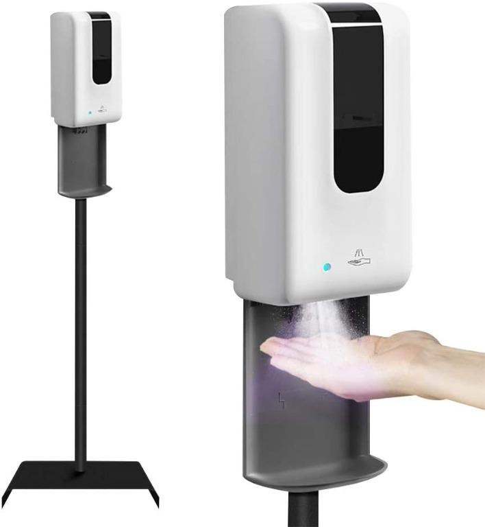 1200ml Mobile Hand Sanitizer Dispenser Floor Stand,Automatic Hand ...