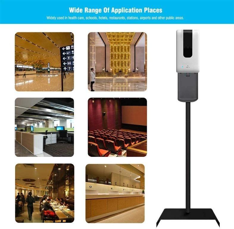 1200ml Mobile Hand Sanitizer Dispenser Floor Stand,Automatic Hand ...