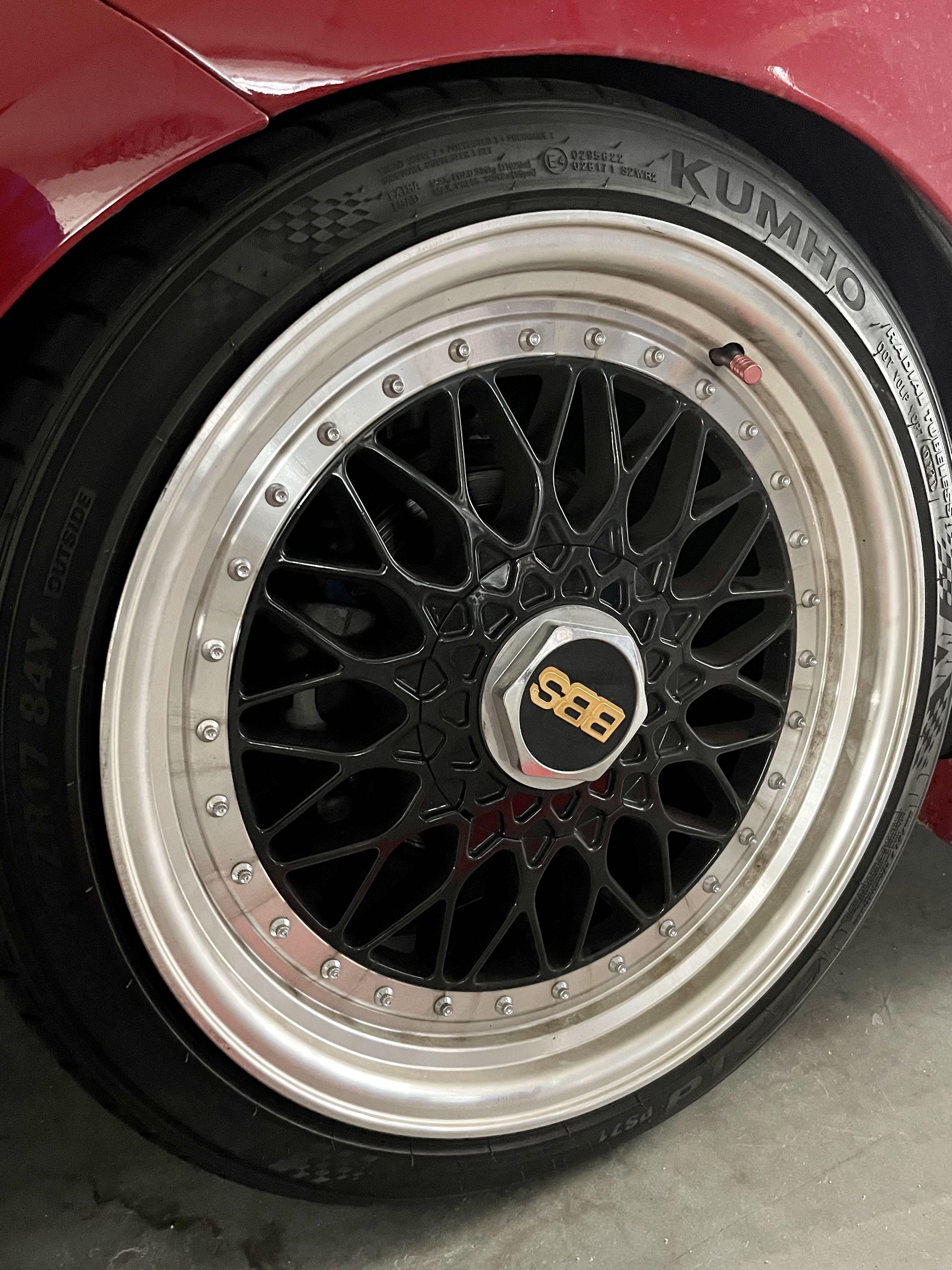 BBS 17" Rims & Tyres, Car Accessories, Tyres & Rims on Carousell