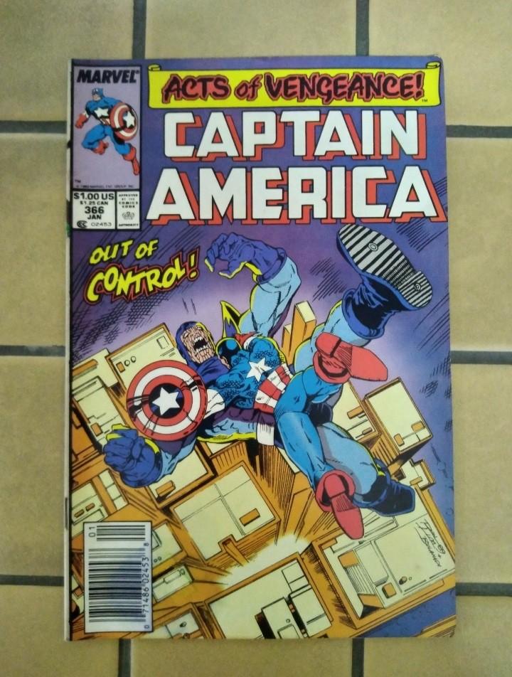 1st Ron Lim art on Captain America Captain America #366 ( Ron Lim ...