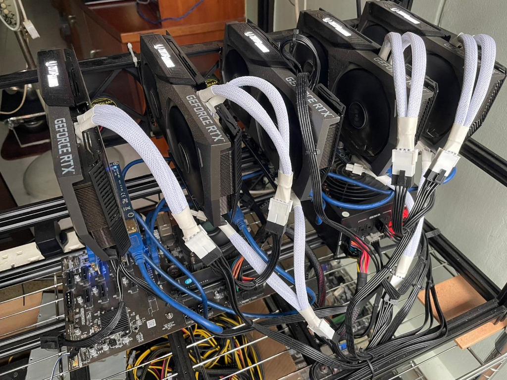 3070 Mining Rig, Computers & Tech, Parts & Accessories, Computer Parts ...