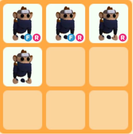 ADOPT ME NFR NINJA MONKEY BUNDLE, Video Gaming, Gaming Accessories, In ...