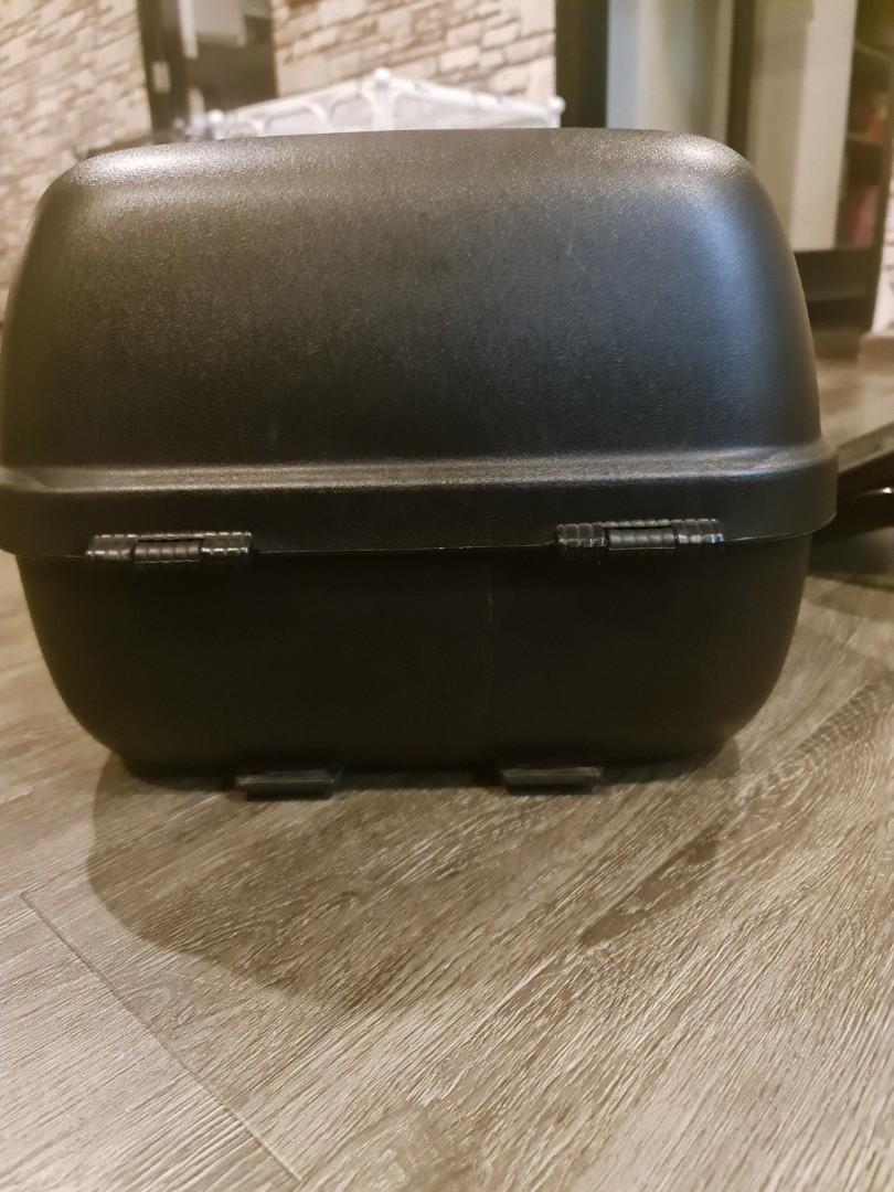 Aerox box and rack, Motorcycles, Motorcycle Accessories on Carousell