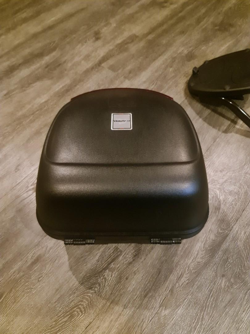 Aerox box and rack, Motorcycles, Motorcycle Accessories on Carousell