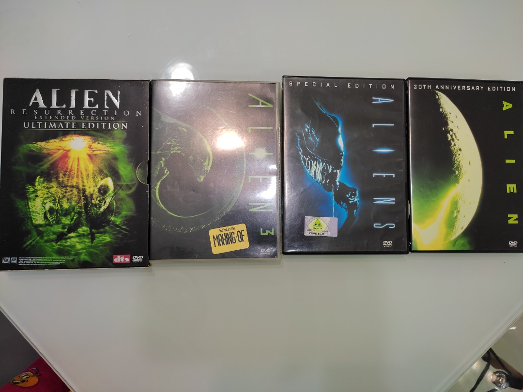 Alien Dvd 1-4 (Alien DVD 4 Resurrection is a limited edition), Hobbies ...