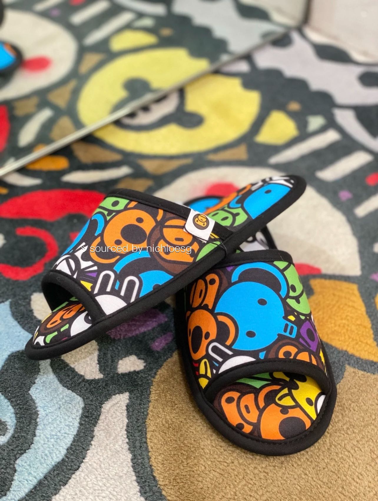 BAPE BABY MILO SAFARI ROOM SLIPPERS (BMS), Men's Fashion, Footwear ...