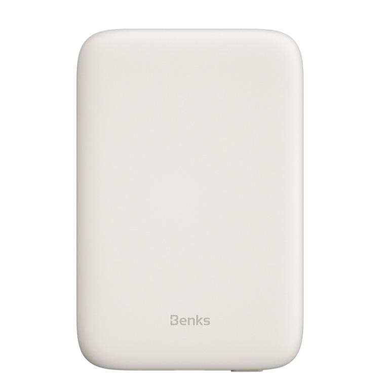 [Benks] 5000mAh Wireless MagSafe Portable Power Bank and Charger with Type-C PD 18W Magnetic For ...