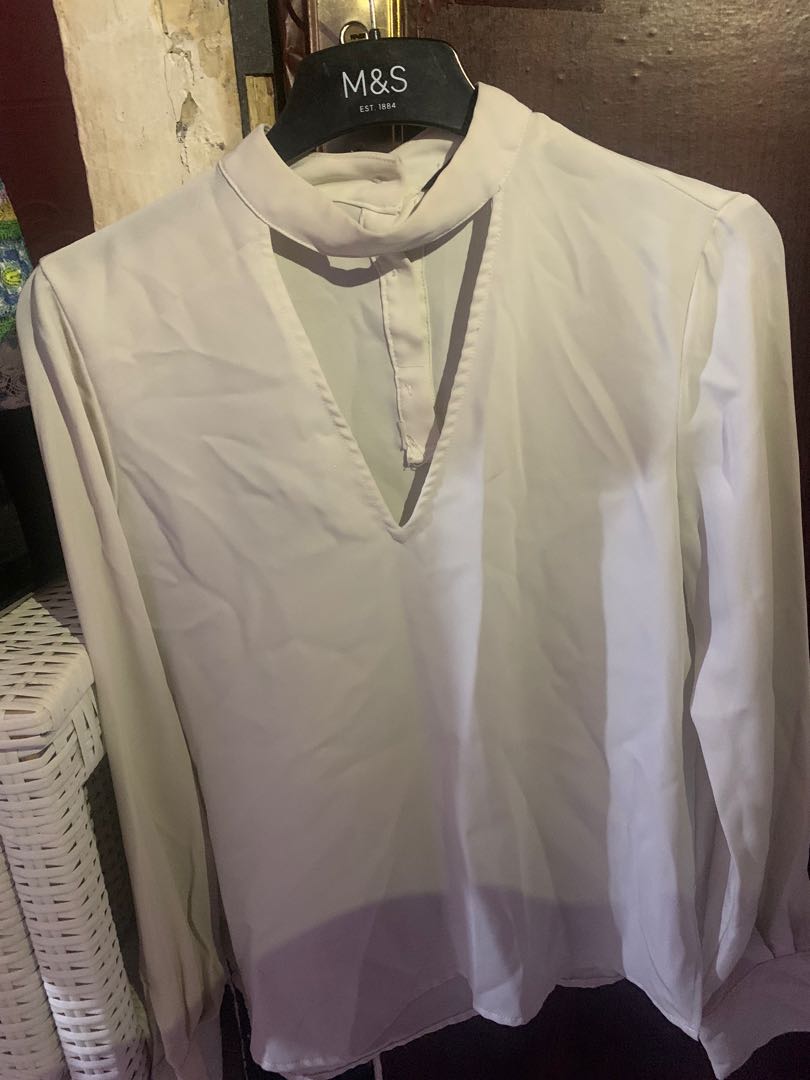 blouse zara original counter #barangmantan, Fesyen Wanita, Pakaian ...