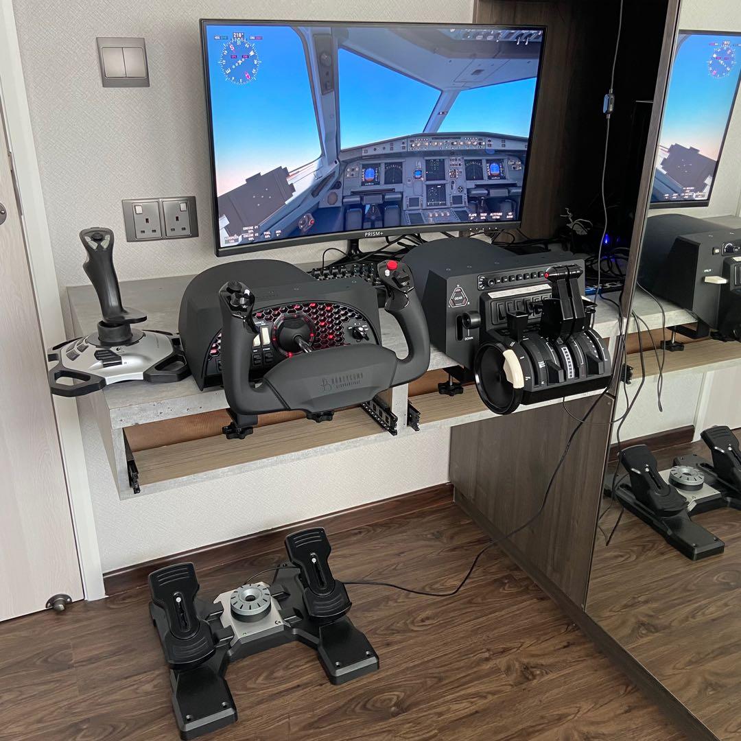 BNIB Honeycomb Flight Simulator Sets - Alpha Yoke and Bravo Throttle [SAME DAY DELIVERY], Video ...