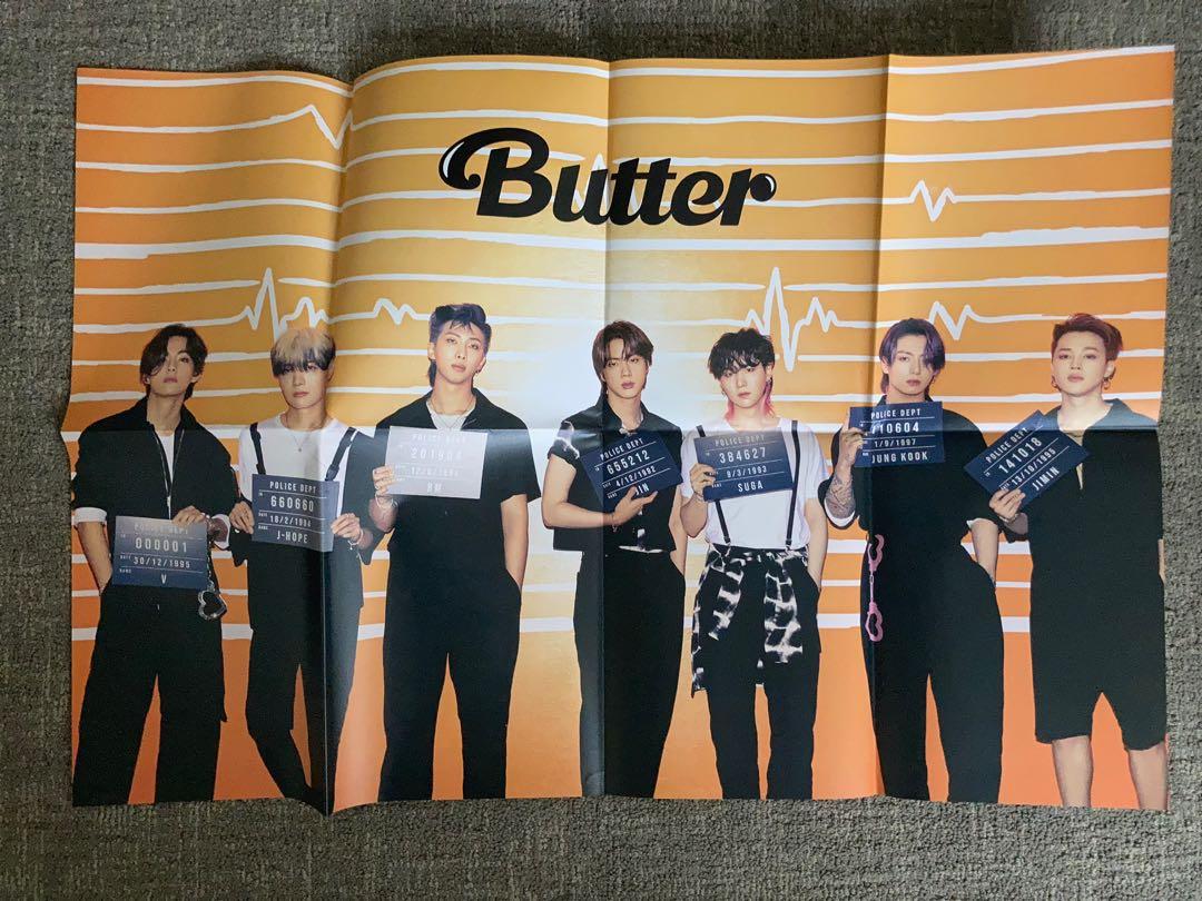 BTS Butter Official Poster on Carousell