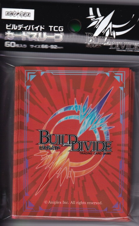 Build Divide TCG Card Sleeve (Red) 60 PCs, Hobbies & Toys, Toys & Games ...