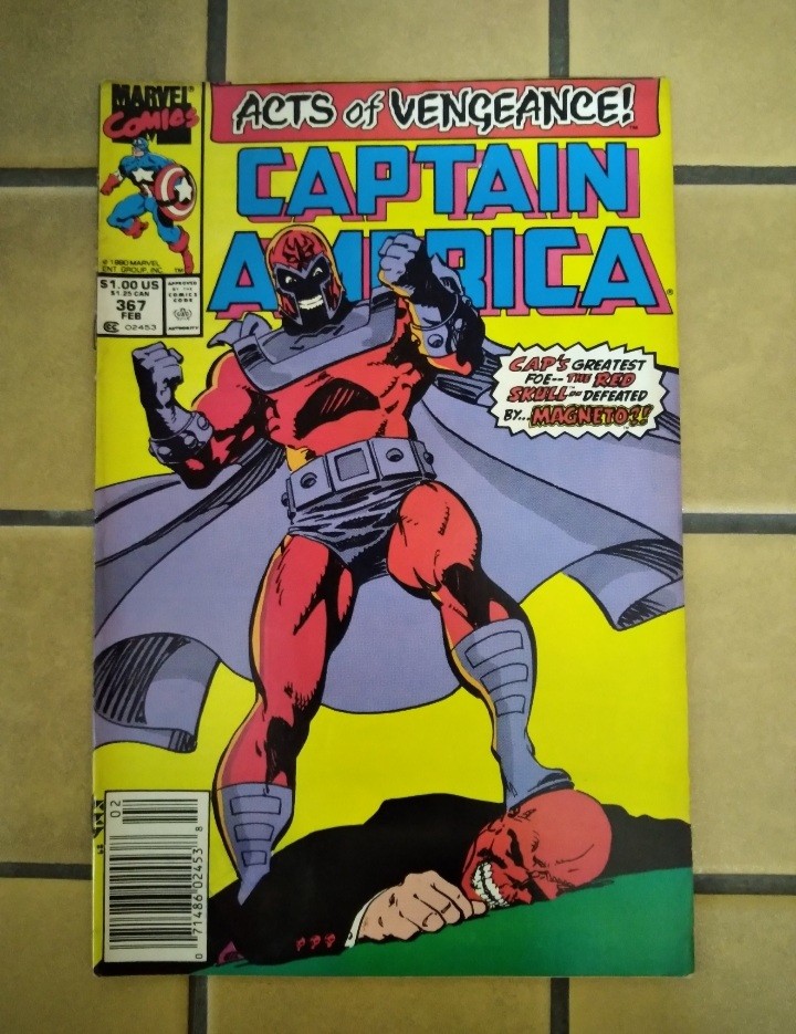 Captain America #367 ( Kieron Dwyer - Cover Art ) Marvel Copper Age ...