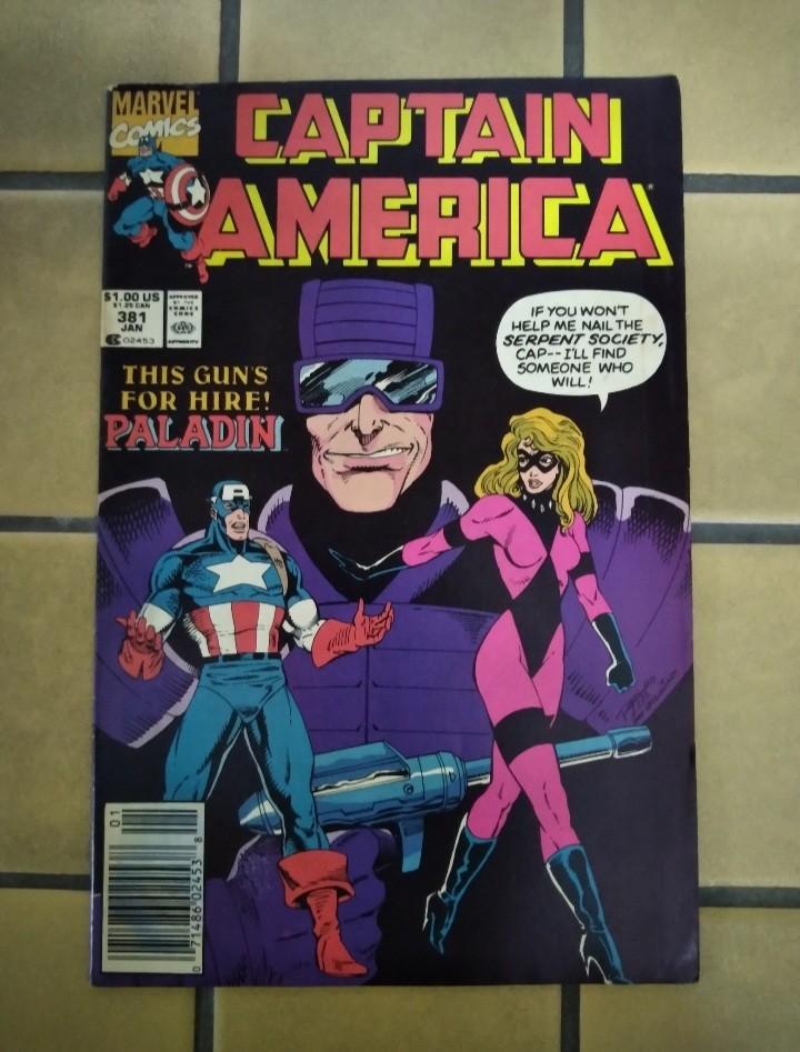 Captain America #381 ( Ron Lim - Cover Art ) Marvel Copper Age Issue ...