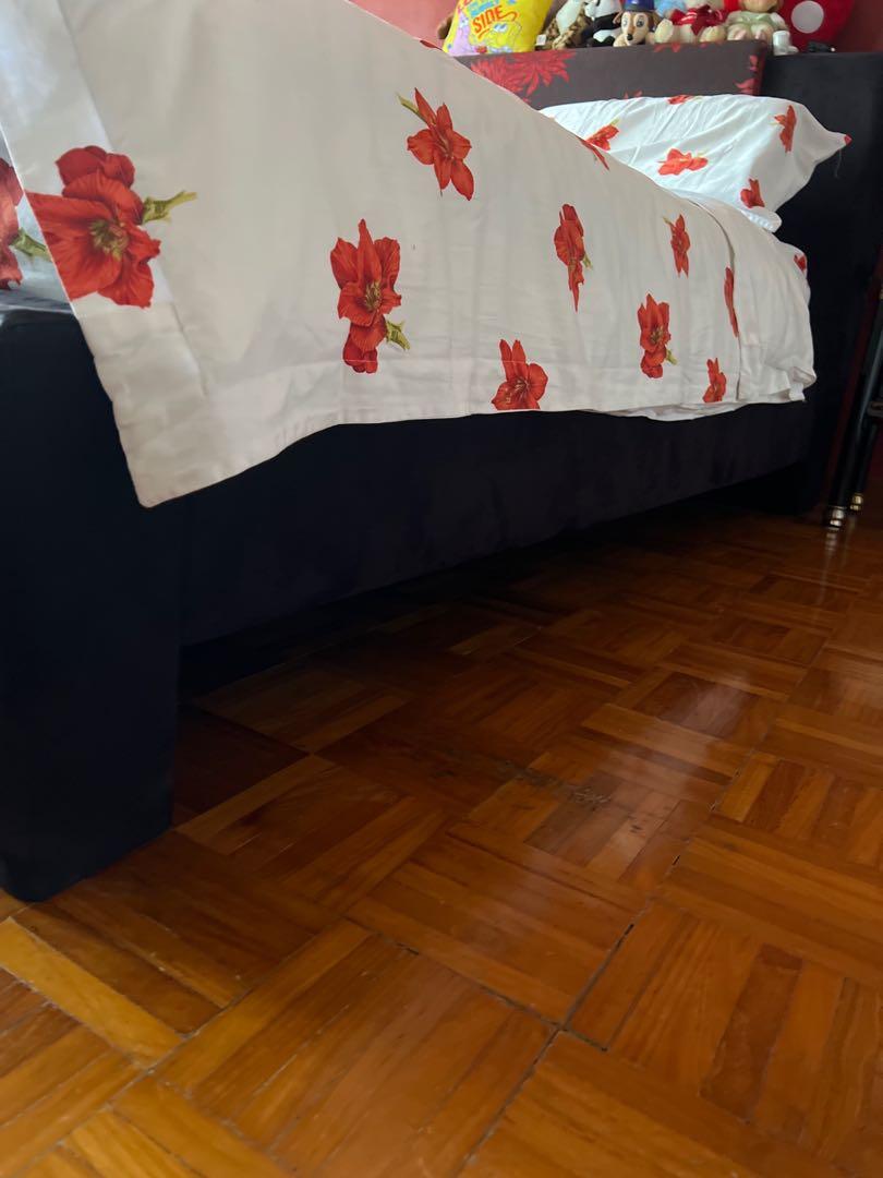 Cellini King Size Bed Frame + Mattress, Furniture & Home Living ...