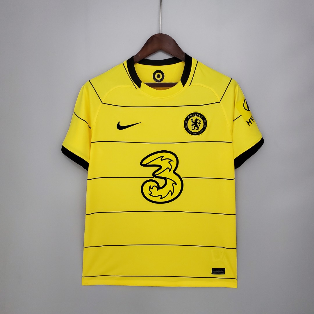 Chelsea Away Jersey 2021-22 Football Soccer Jersey t-shirt, Men's ...