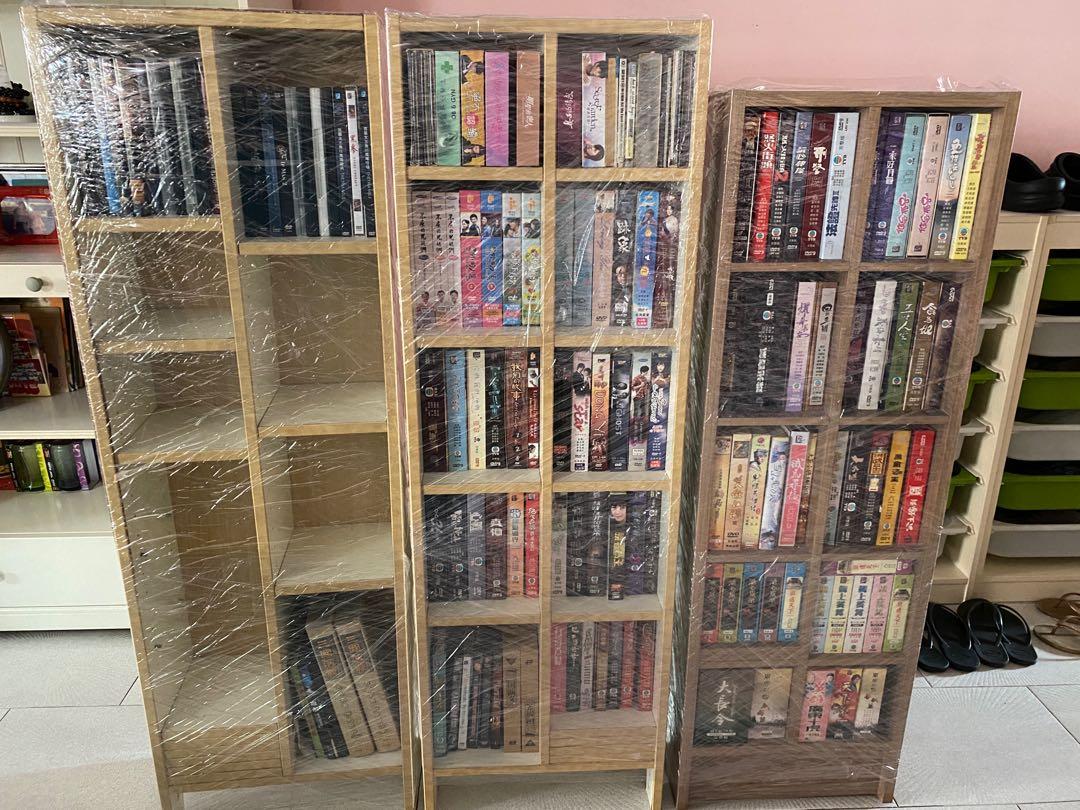 China, Hong Kong, Korean DVD TV series library (includes 3 free shelves ...