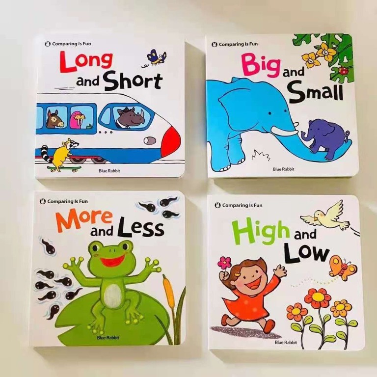 Comparing is Fun English Reading Cognitive Card Book for Early ...