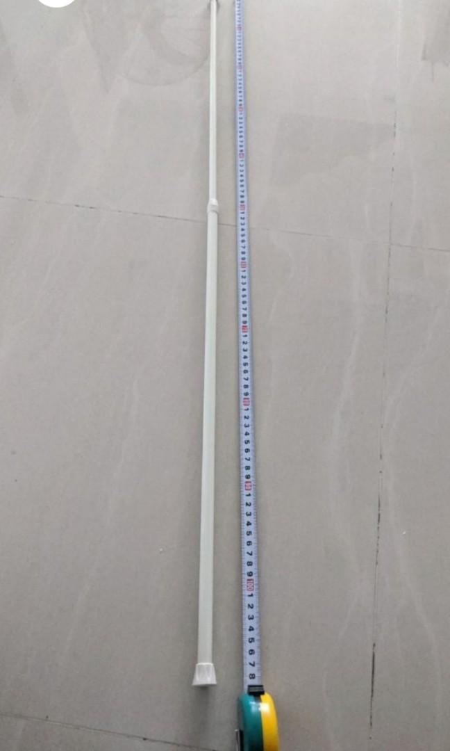 Daiso Curtain Rods adjustable, Furniture & Home Living, Bathroom ...