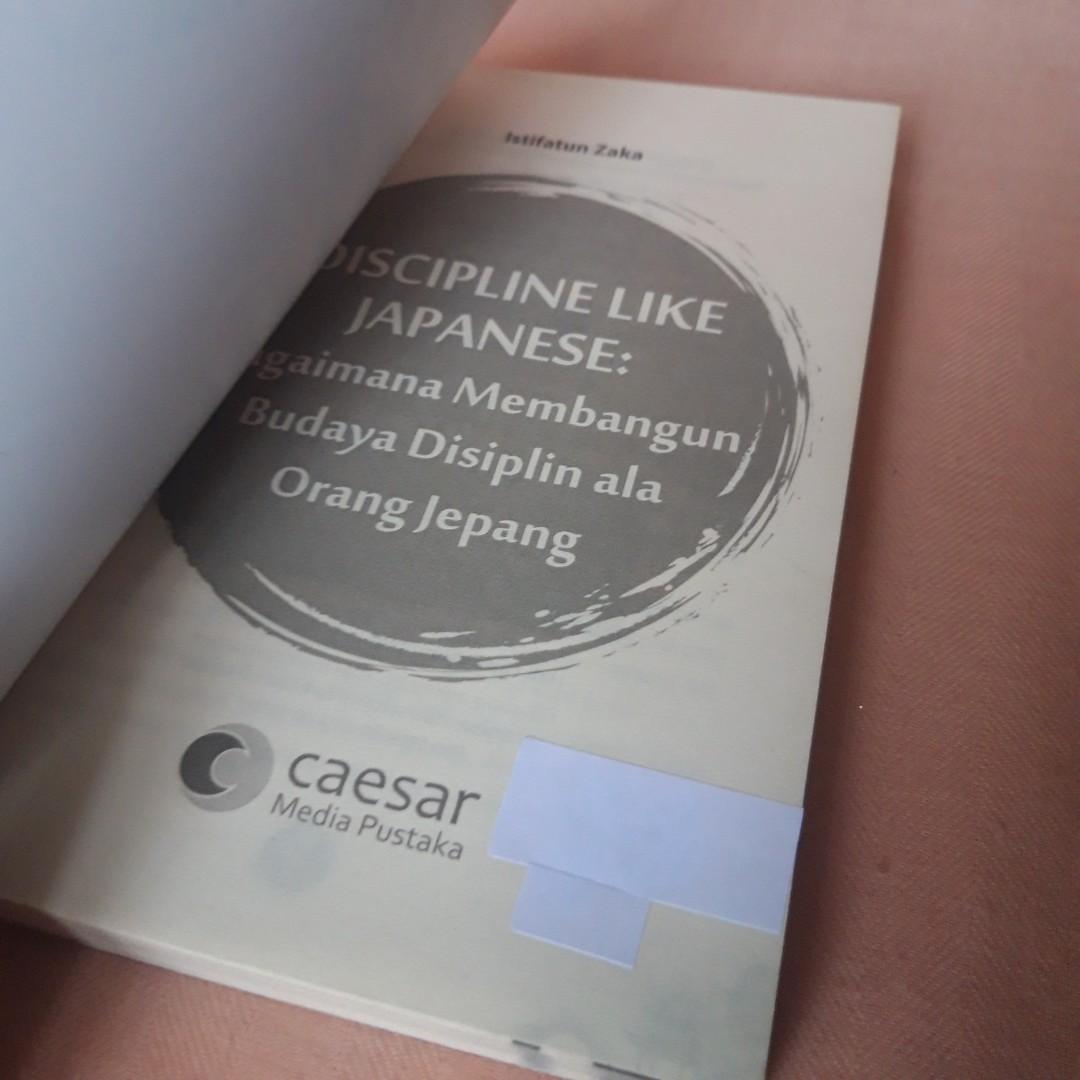 Discipline Like Japanese preloved buku pengembamgan diri self ...