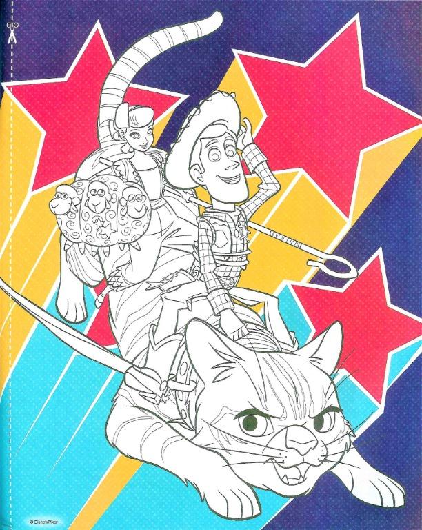 Disney Pixar Toy Story 4 3-in-1 Colouring | English | Coloring Book ...