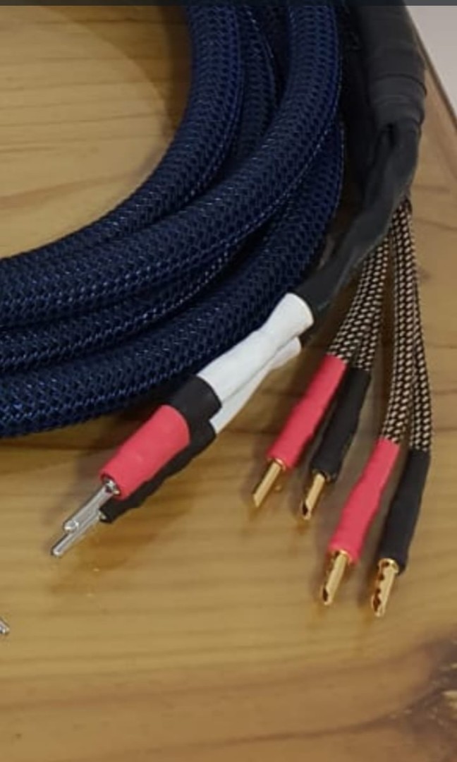 DIY Speaker Cable 3m - 2 inputs to 4 outputs, Audio, Soundbars ...