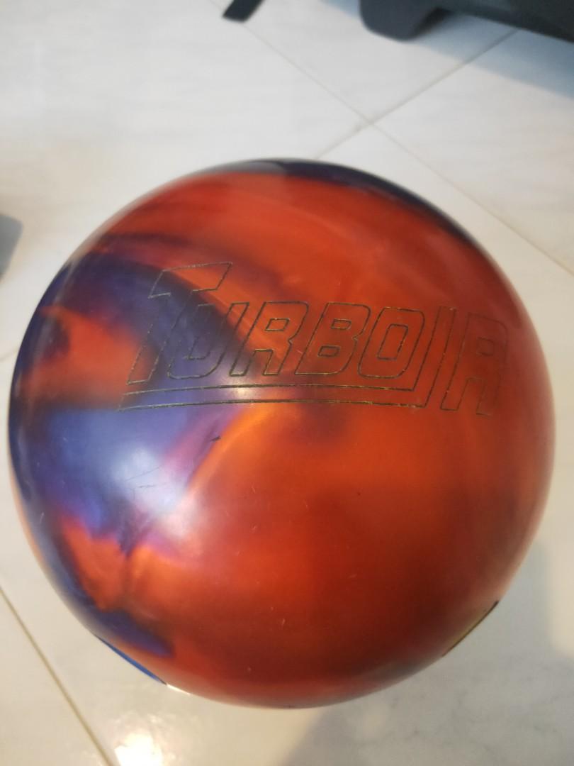 Ebonite Turbo R reactive bowling ball 14 lbs First Drill, Sports ...