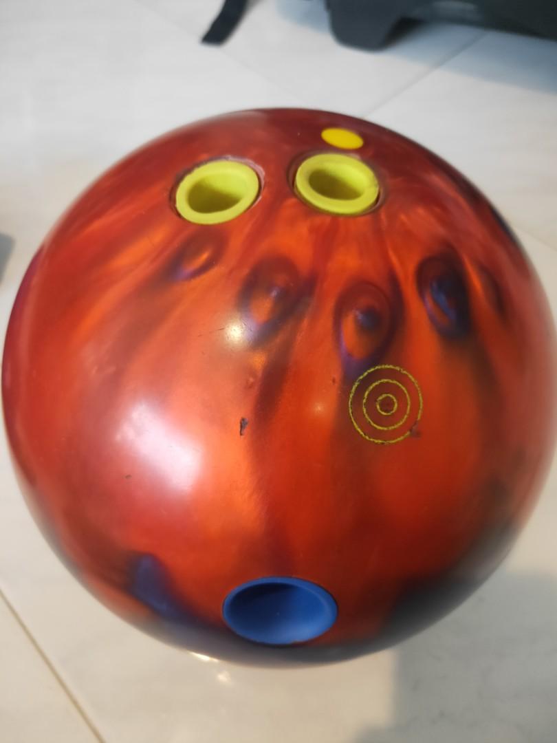 Ebonite Turbo R reactive bowling ball 14 lbs First Drill, Sports ...