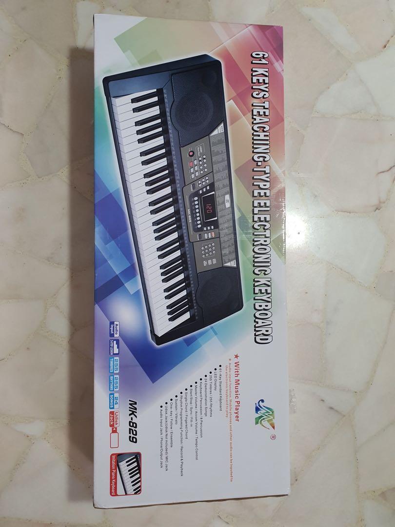 Electronic Keyboard MK -829, Hobbies & Toys, Music & Media, Musical ...