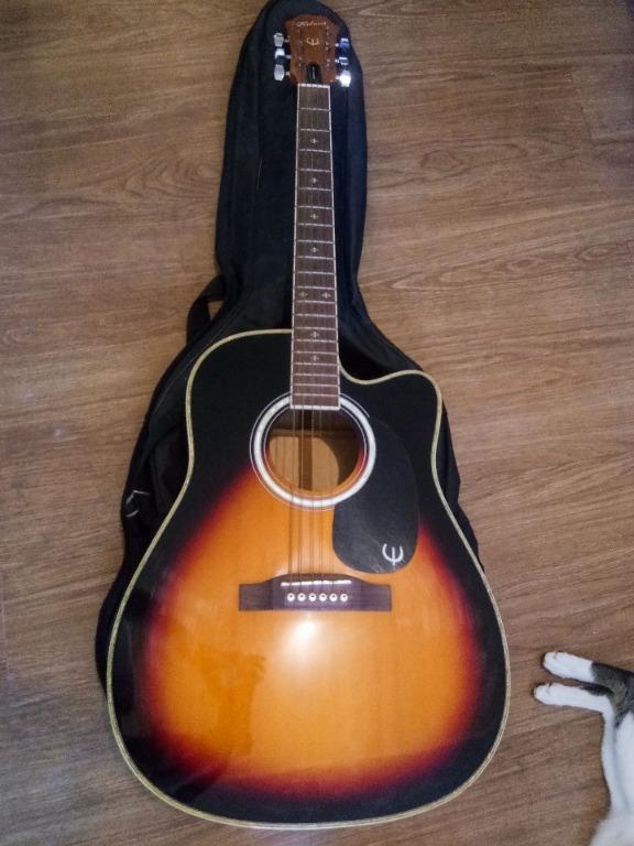 EPIPHONE TALENT ACOUSTIC GUITAR, Hobbies & Toys, Music & Media, Musical ...
