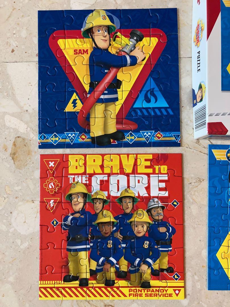 Fireman Sam puzzles, Hobbies & Toys, Toys & Games on Carousell