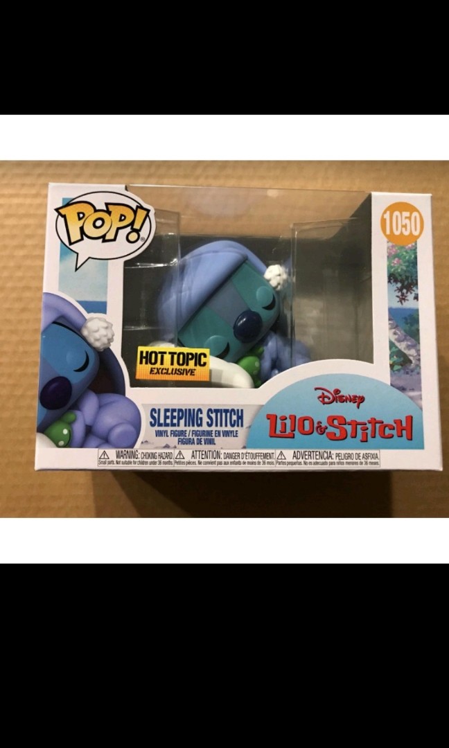 Funko Disney Lilo & Stitch Pop! Sleeping Stitch Vinyl Figure Hot Topic ...