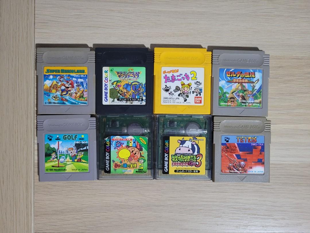 Gameboy / Game Boy Color Cartridges Mario Zelda Tetris, Video Gaming ...