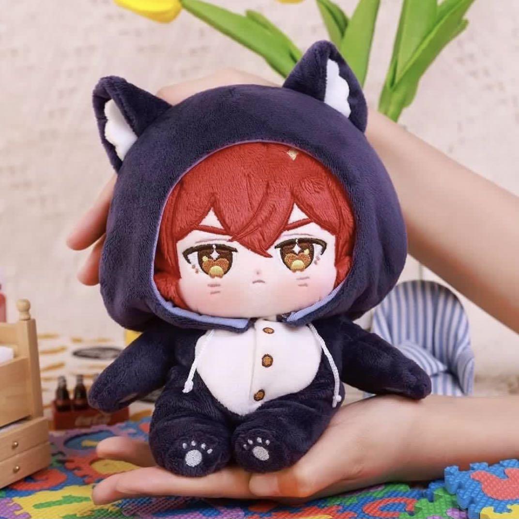 Genshin Impact Omodoki x Isaky Diluc Plushie Plush Doll Bids, Hobbies ...