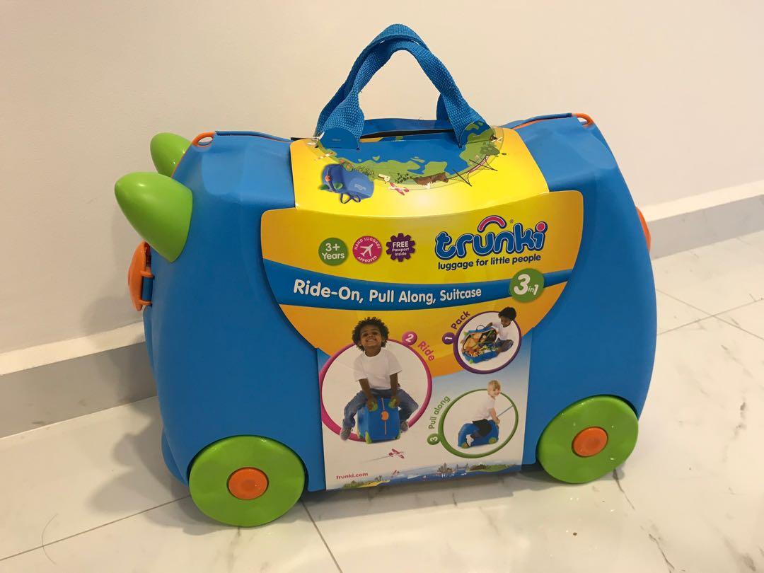 Hello Kitty & Blue Trunki, Hobbies & Toys, Travel, Luggage on Carousell