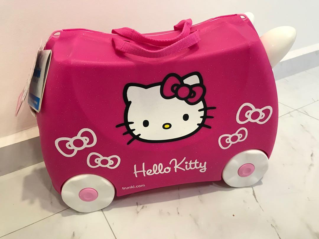 Hello Kitty & Blue Trunki, Hobbies & Toys, Travel, Luggage on Carousell