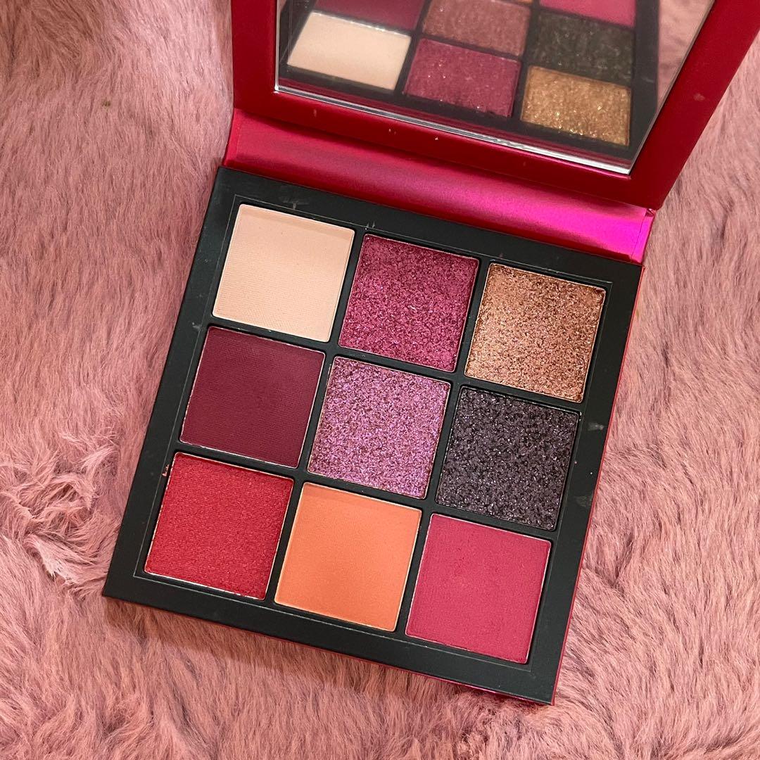 Huda Beauty Ruby Obsessions Eyeshadow Palette, Beauty & Personal Care ...