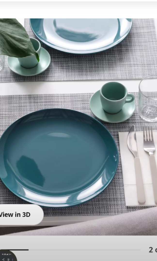 Ikea plates and bowls, Furniture & Home Living, Kitchenware & Tableware ...
