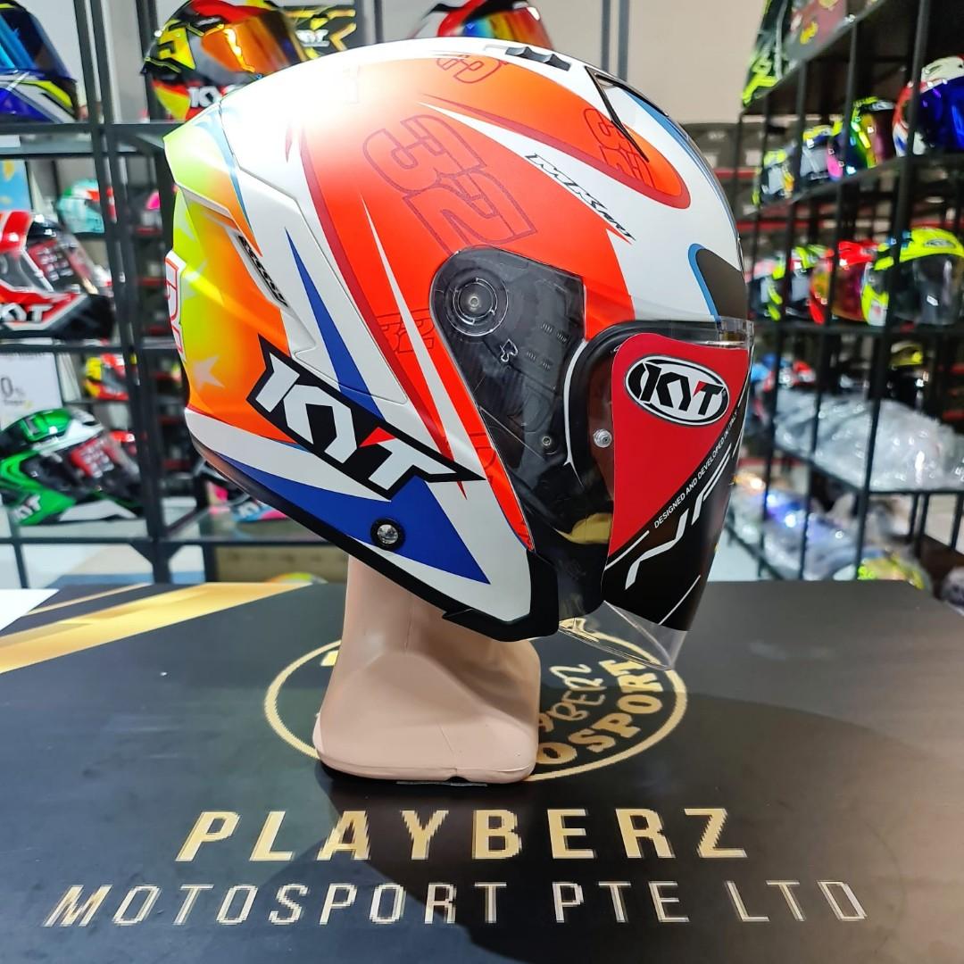 KYT NFJ MATT ISAAC VINALES HELMET, Motorcycles, Motorcycle Apparel on ...