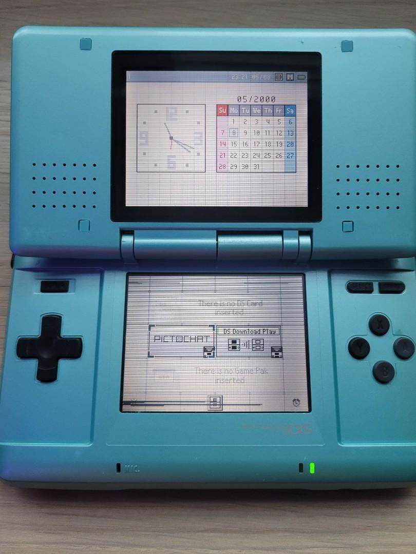 Limited Edition Japan Nintendo DS Turquoise Blue, Video Gaming, Video ...