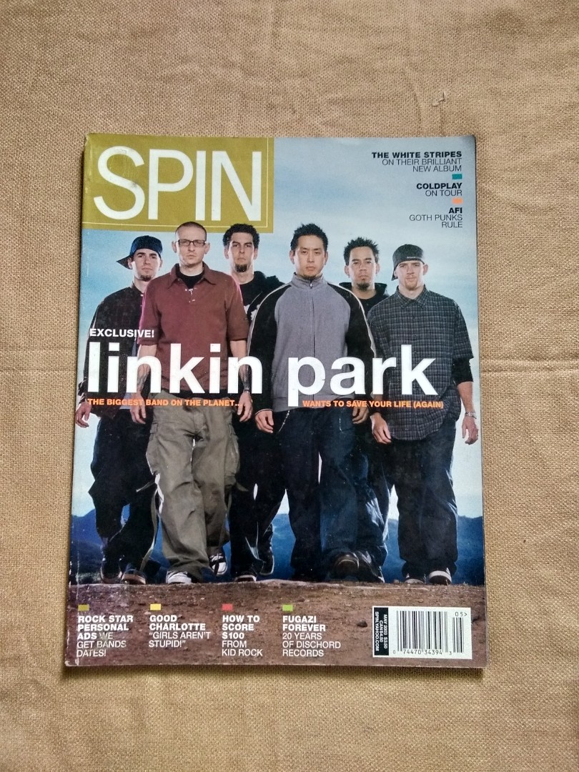 Linkin Park Spin Magazine 2003, Hobbies & Toys, Books & Magazines ...