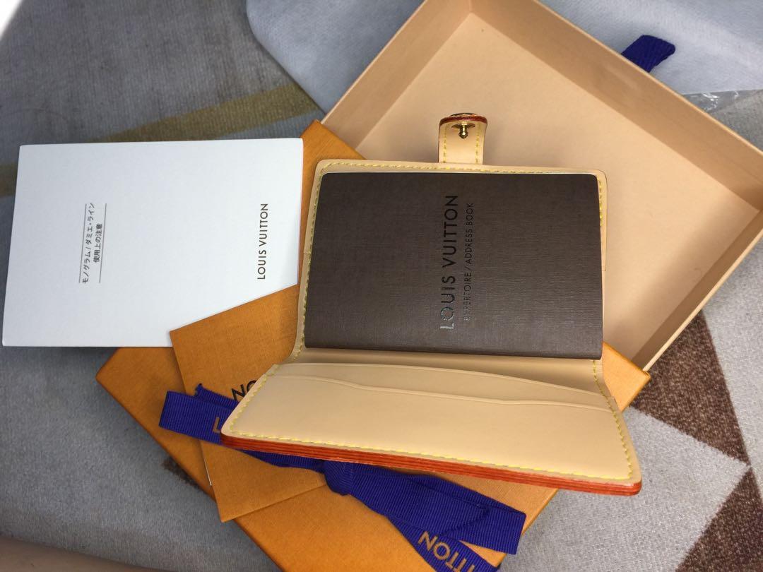 Louis Vuitton Carnet Deval Mini Agenda/ card holder, Women's Fashion ...