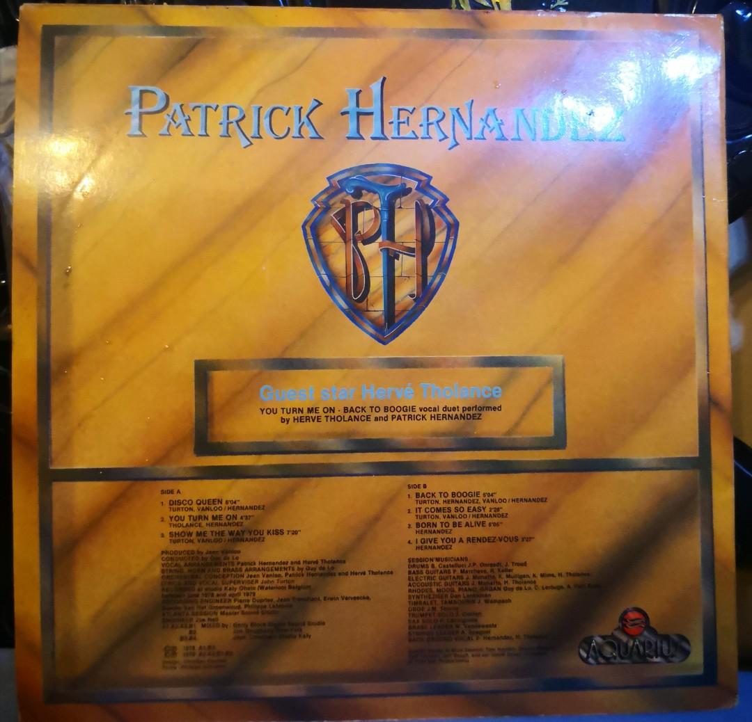 LP Patrick Hernandez, Hobbies & Toys, Music & Media, Vinyls on Carousell
