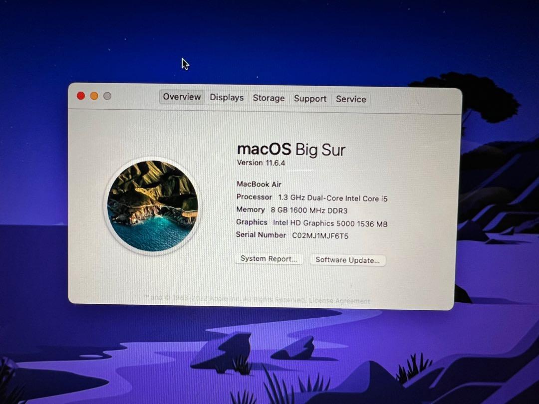 Macbook Air i8 BIG SUR 8GB Ram, Computers & Tech, Laptops & Notebooks ...