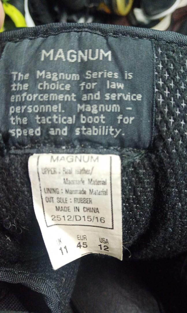 Magnum Hi-tech Tactical boot, Men's Fashion, Footwear, Boots on Carousell