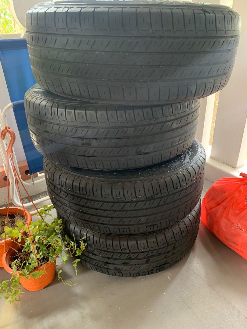 Mercedes Tyres + Rims (16 Inch), Car Accessories, Tyres & Rims on Carousell