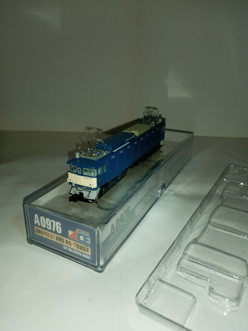 MicroAce N scale 1:150 train model electric locomotive A0976 火車模型 電氣国铁 EF62-21, 興趣及遊戲, 玩具 & 遊戲類 ...